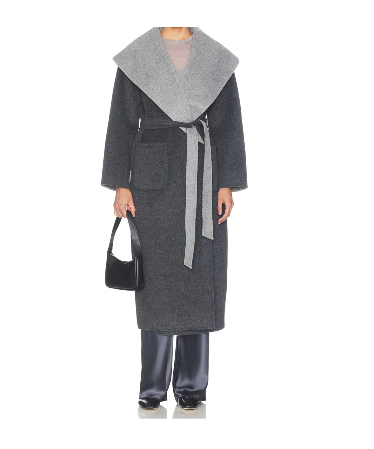 SIMKHAI Simkhai Reversible Coat with Shawl Collar